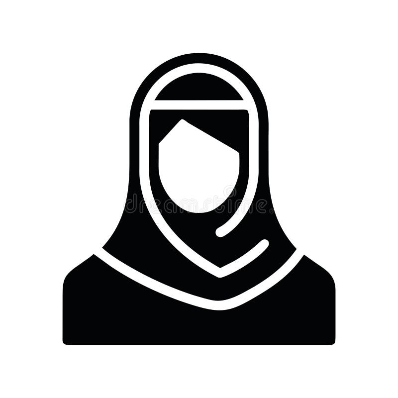 Muslim woman icon design stock vector. Illustration of religion - 295536879