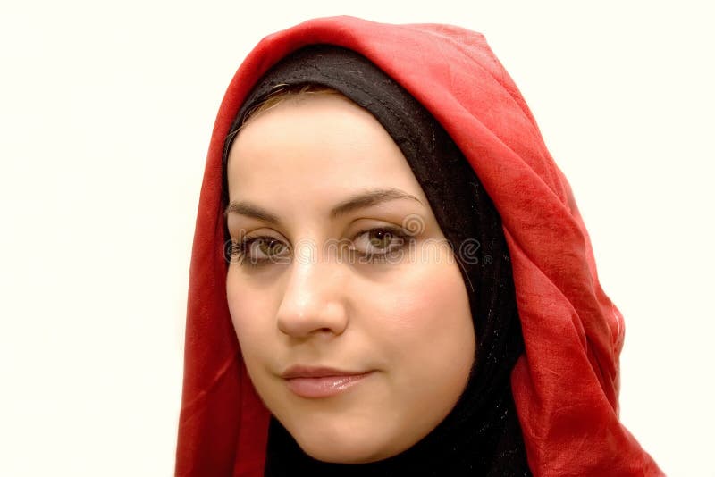 Muslim beauty woman stock photo. Image of smile, woman - 13182508