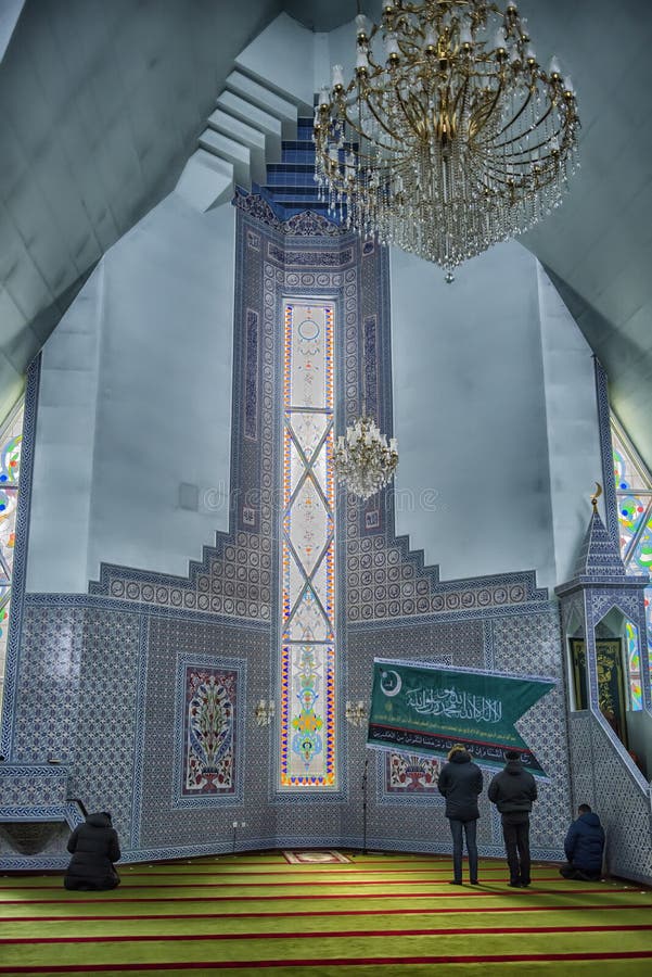 Muslims pray in the mosque editorial photo. Image of emam - 85278556
