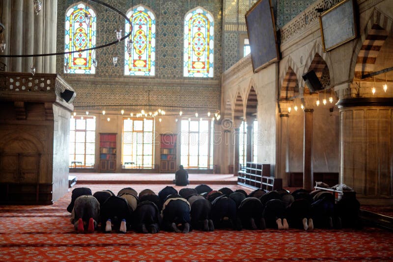 Muslims Praying in a Mosque Editorial Stock Photo - Image of culture ...