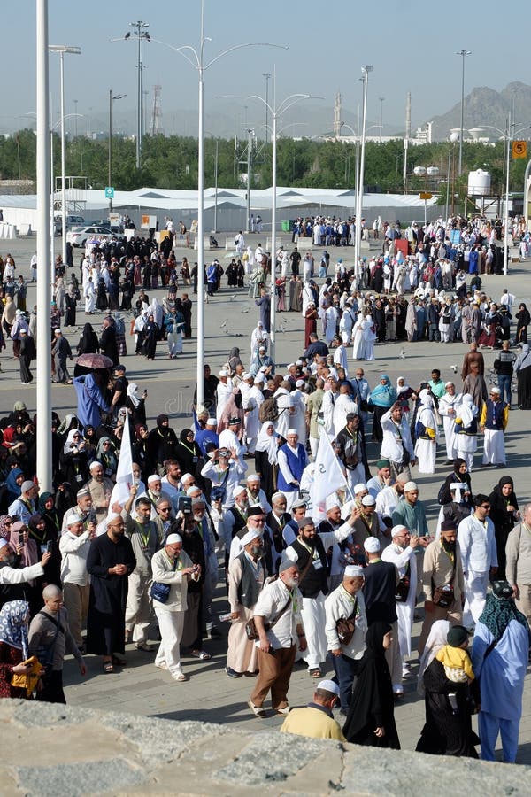 Muslims are Visiting Jabal Rohma, Arafah. Editorial Photography - Image ...