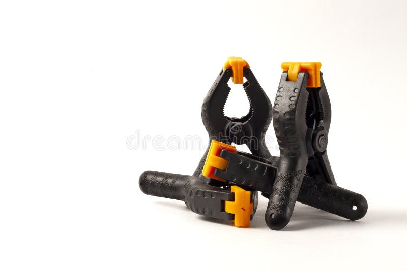 Muslin Clip, Construction, White Background, Horizontal Stock Image ...