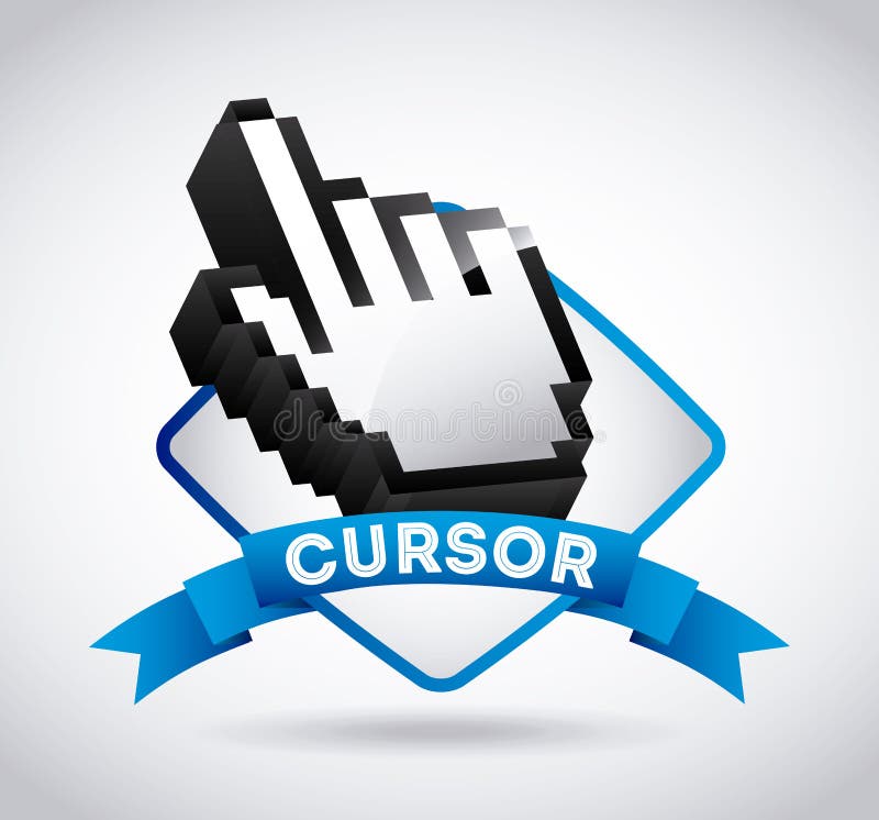 Muspekare vektor illustrationer. Illustration av illustration - 50627900