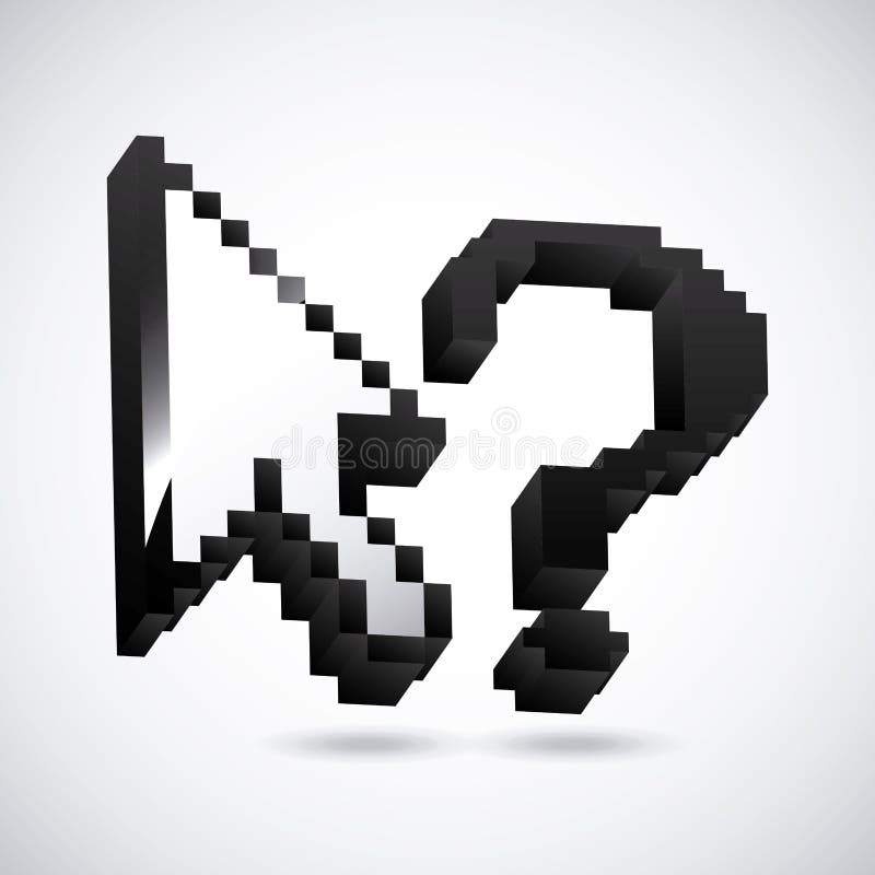 Muspekare vektor illustrationer. Illustration av illustration - 50627900