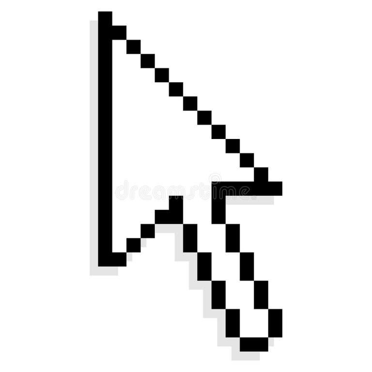 Muspekare vektor illustrationer. Illustration av skalbar - 6333566