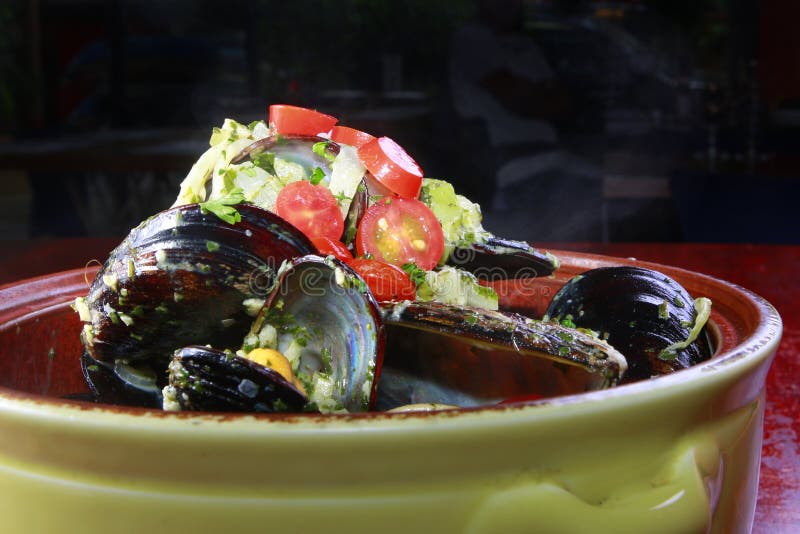 Mussel stew stock photo. Image of organic, appetizing - 7567706