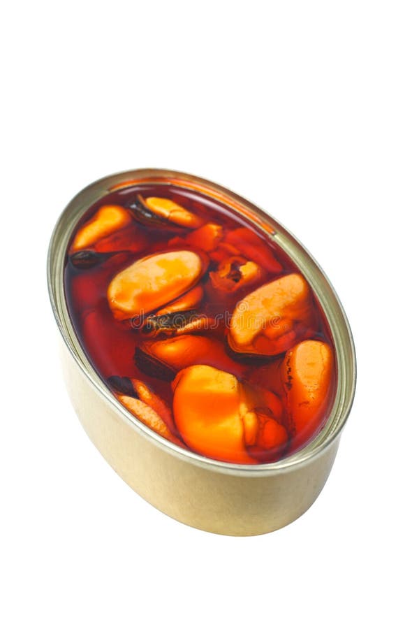 Mussels canned stock photo. Image of container, opened - 2758954