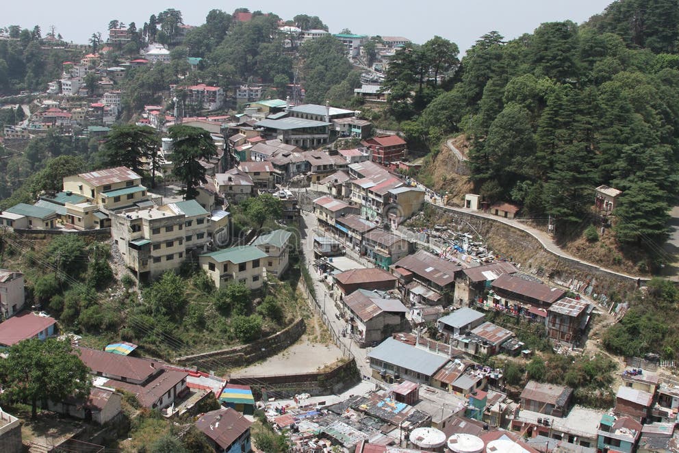 Mussoorie, India stock photo. Image of station, nature - 71484126