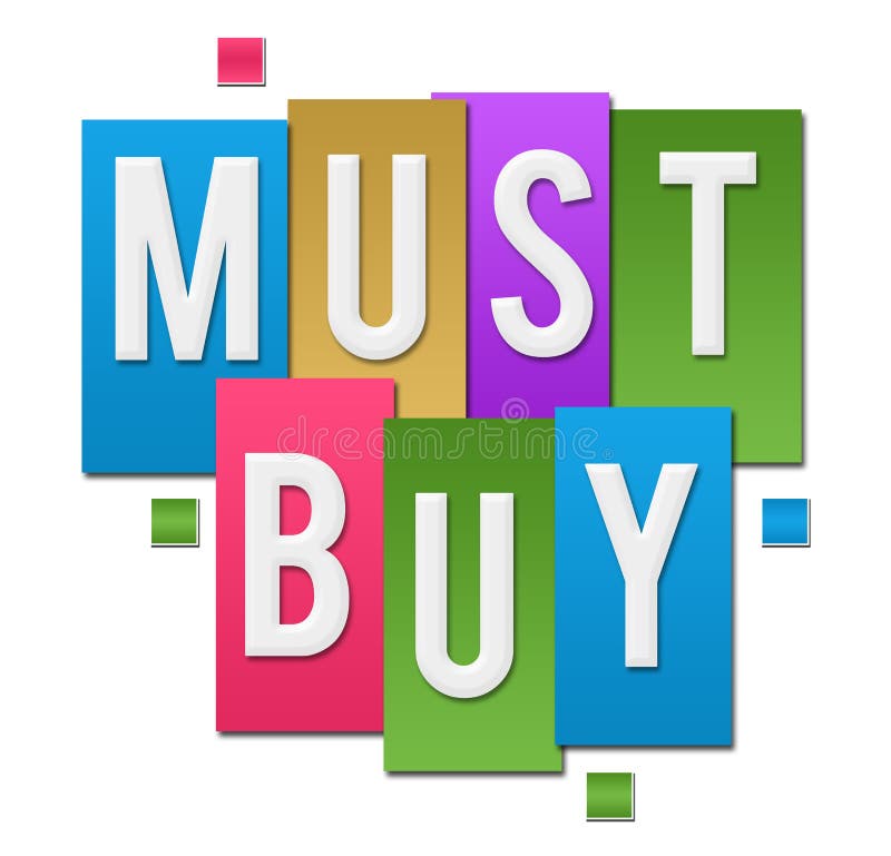 Must Buy Colorful Stripes stock illustration. Illustration of product ...