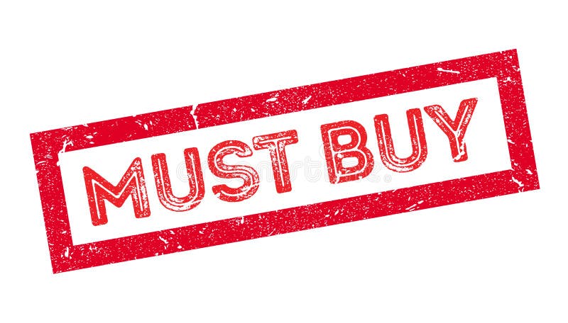 Must Buy rubber stamp stock illustration. Illustration of special ...