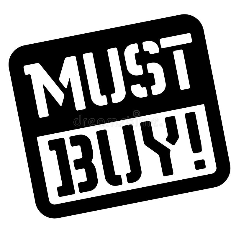 Must buy stencil stamp stock vector. Illustration of button - 123419680