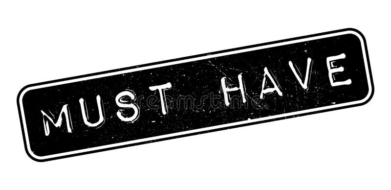 Must Have rubber stamp stock illustration. Illustration of icon - 83141486