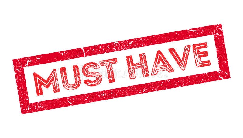 Must Have rubber stamp stock illustration. Illustration of consumer ...