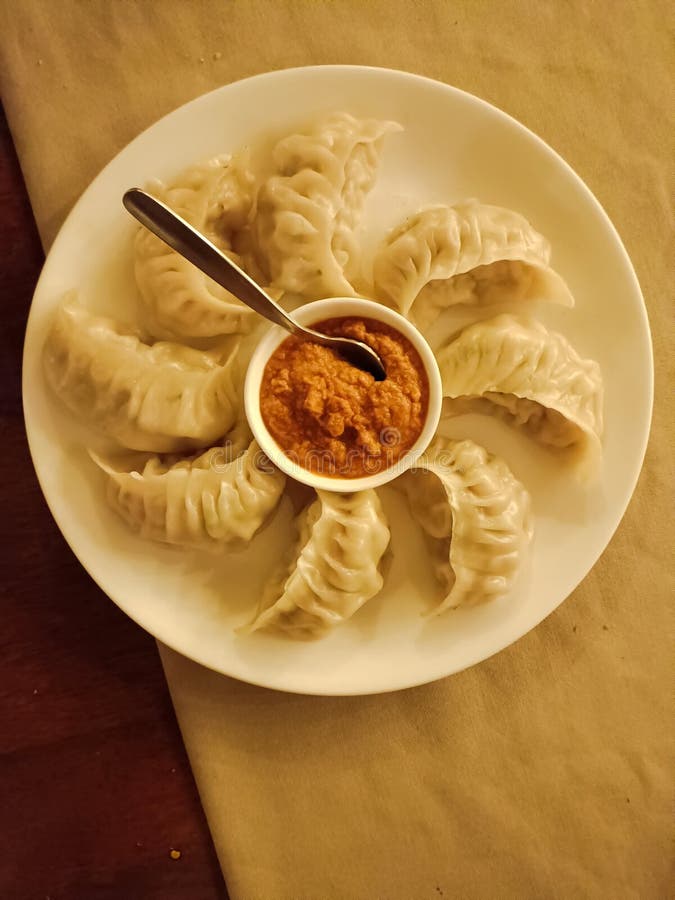 Must Try a Chicken Momo Food Stock Image - Image of food, chicken ...