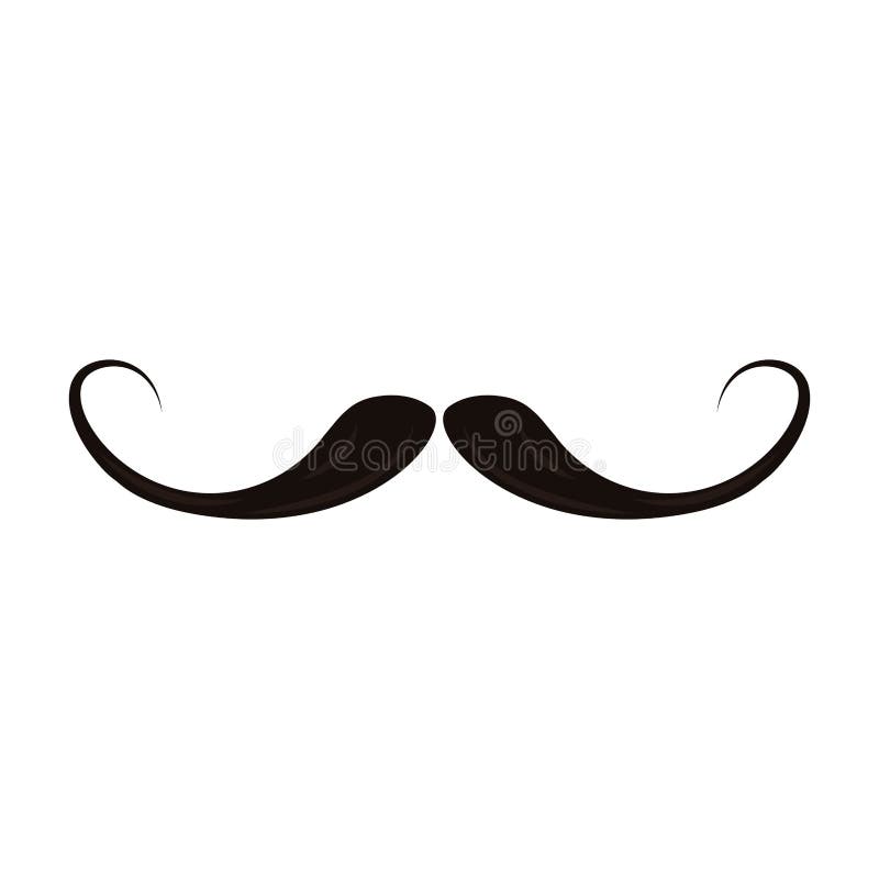 White Mustache stock illustration. Illustration of distinguished - 24172542