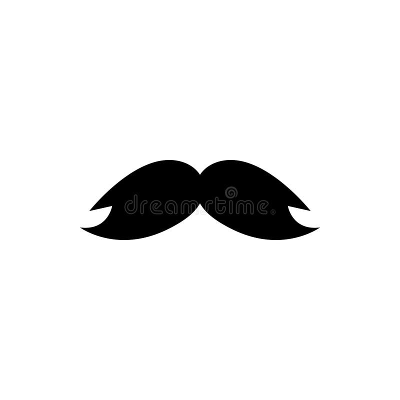 Mustache Icon, Moustache Icon Vector Illustration Stock Vector ...