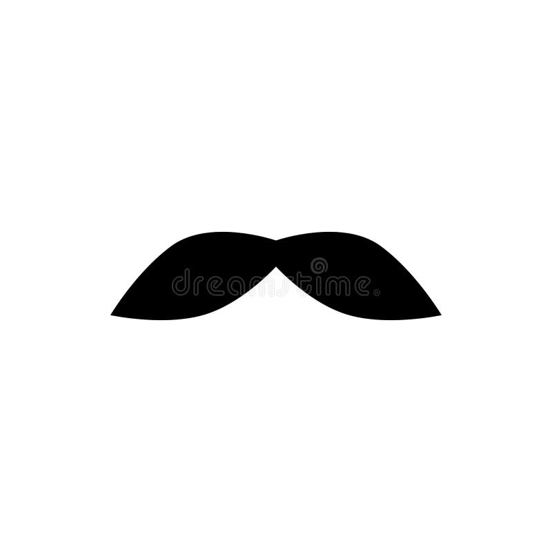 Mustache Icon, Moustache Icon Vector Illustration Stock Vector ...