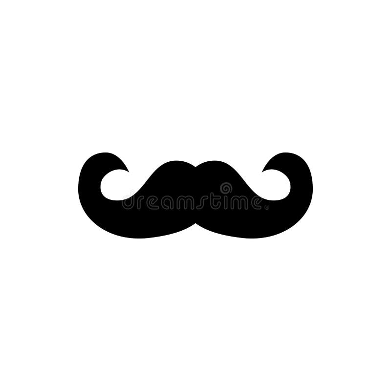 Mustache Icon, Moustache Icon Vector Illustration Stock Vector ...