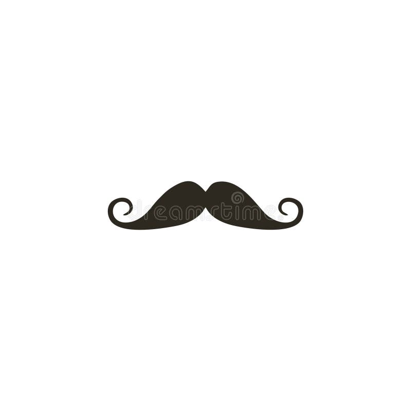 Black Moustache Icon and Simple Flat Symbol for Website,mobile,logo,app ...