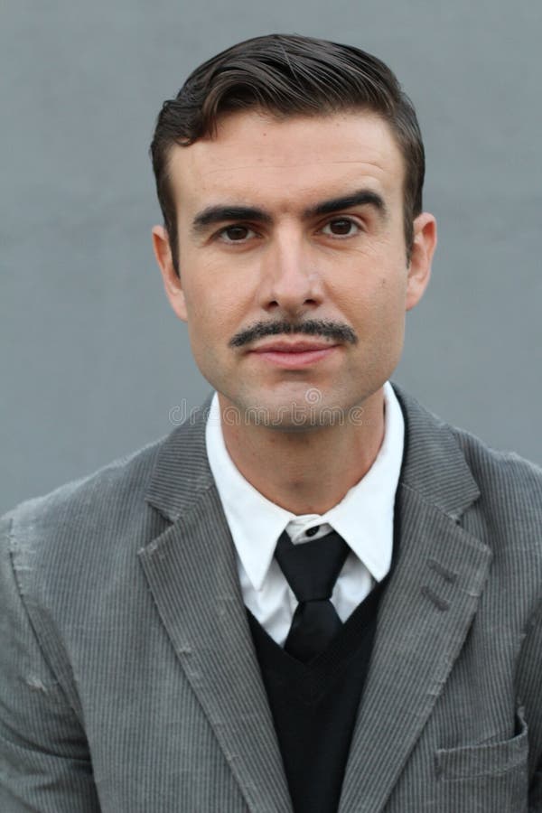 Mustache Man , Movember Concept - Stock Image Stock Photo - Image of ...