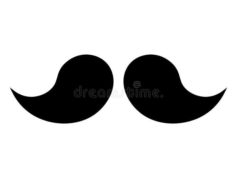 Beard Mark Icon (black False Beard) Stock Illustration - Illustration ...