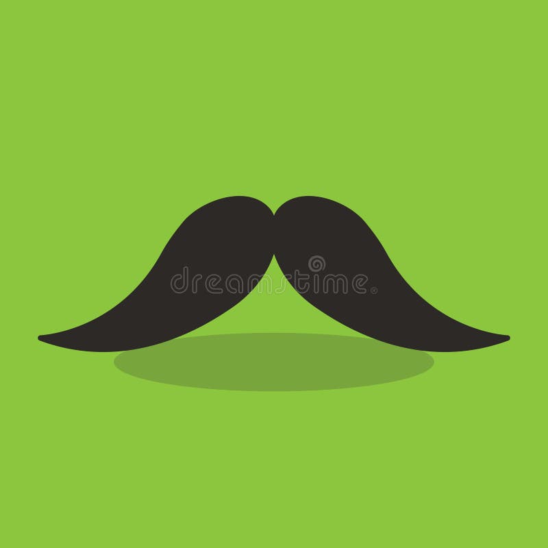 Mustache 02 stock vector. Illustration of graphic, mustache - 197986835