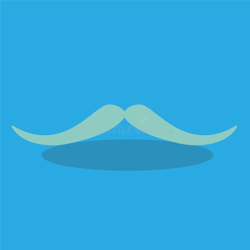 Mustache white 05 stock vector. Illustration of vectors - 197986933