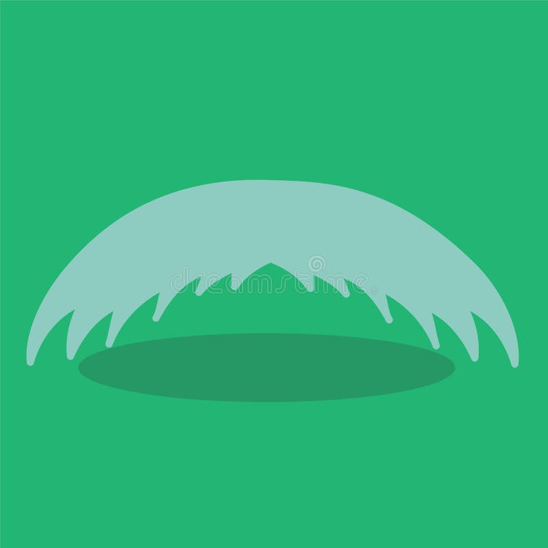 Mustache white 07 stock vector. Illustration of vector - 197986935