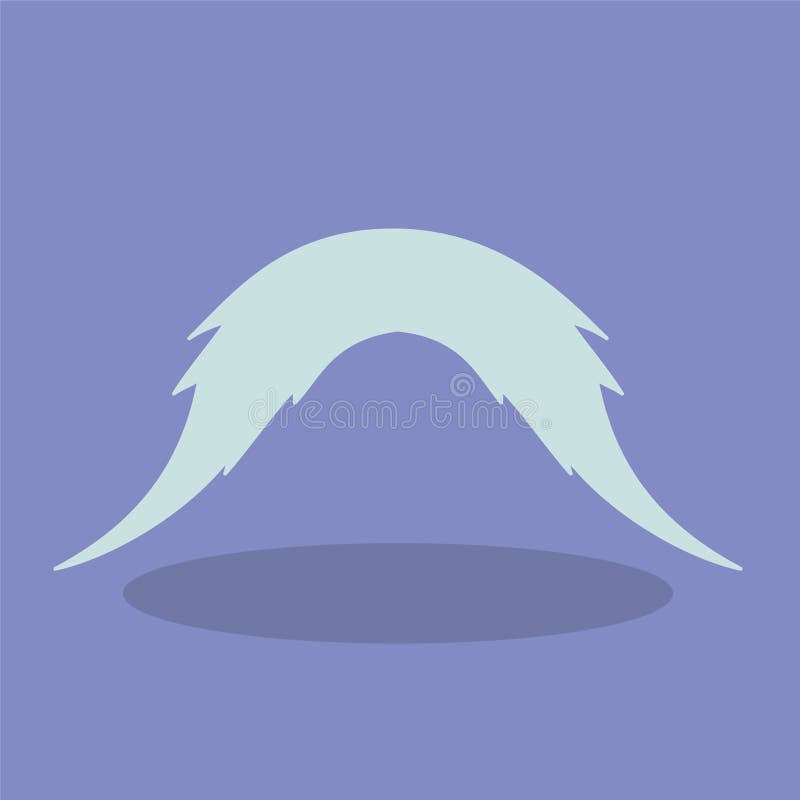 Mustache white 10 stock vector. Illustration of white - 197986939