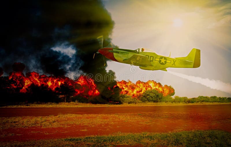 Airplane Explosion Cartoon Styled Stock Image - Image of aircraft ...