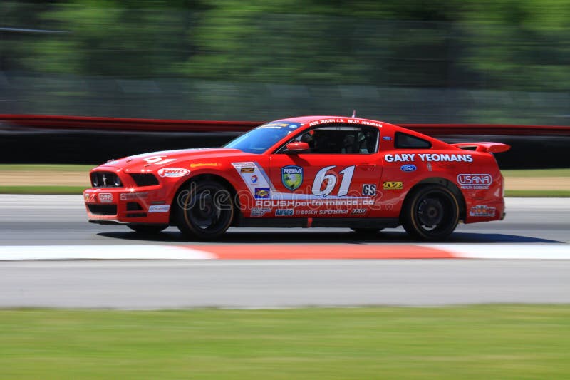 Mustang race car editorial photo. Image of finish, gopro - 51387746