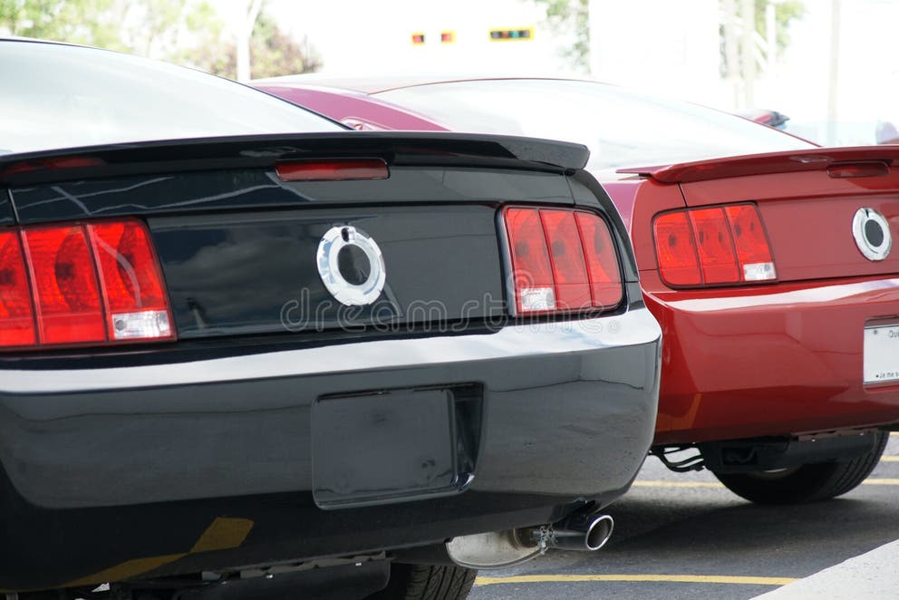 Mustang Rear End stock image. Image of black, derriere - 5794631