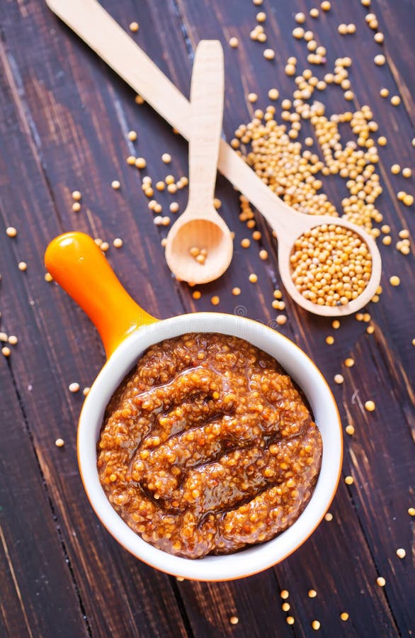 Mustard stock image. Image of brownish, kitchen, dressing - 38367531
