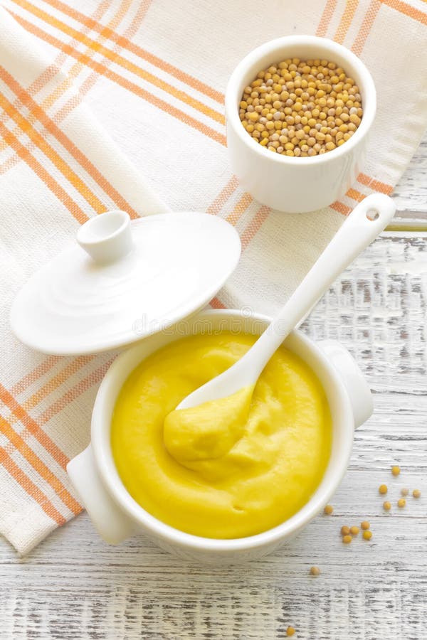 Mustard stock photo. Image of brownish, dijon, isolated - 31496676