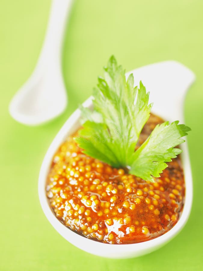 Mustard sauce stock image. Image of food, seasoning, flavor - 15383989