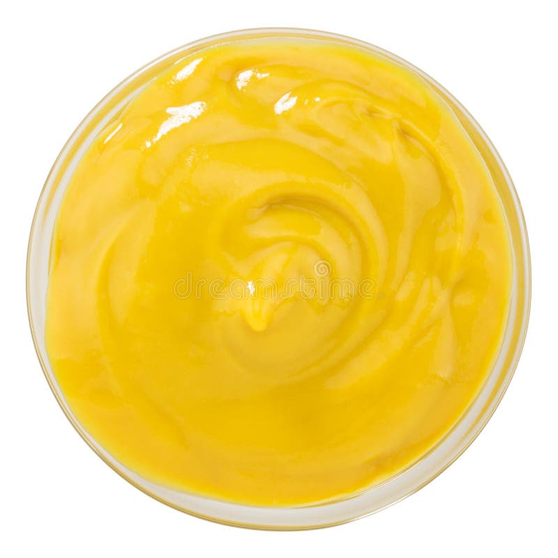 Mustard Sauce, Splash Isolated on White Background with Clipping Path ...