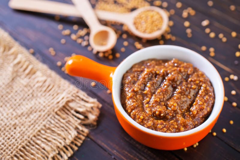 Mustard stock photo. Image of kitchen, mustard, bowl - 38696798