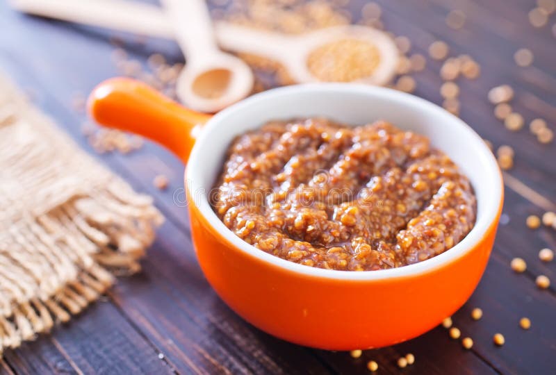 Mustard stock image. Image of grain, kitchen, meal, gourmet - 38696927