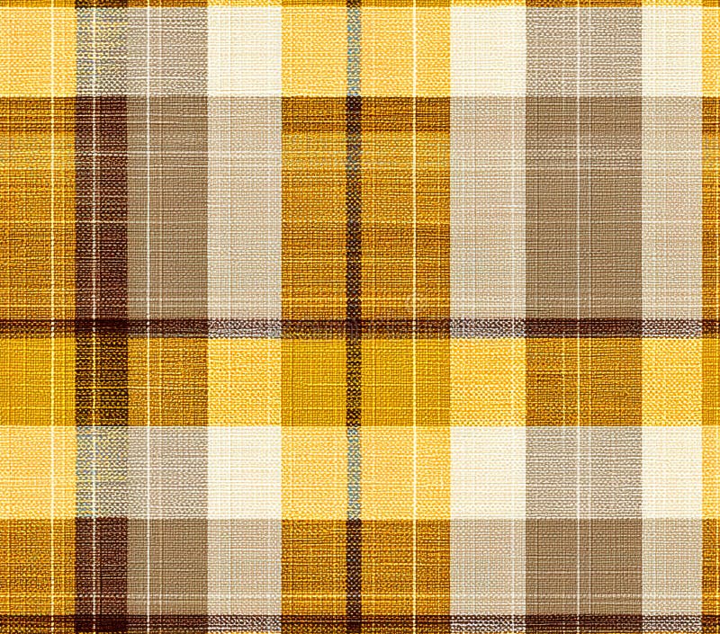 Mustard Yellow Plaid Fabric Texture Seamless Pattern Background Stock ...