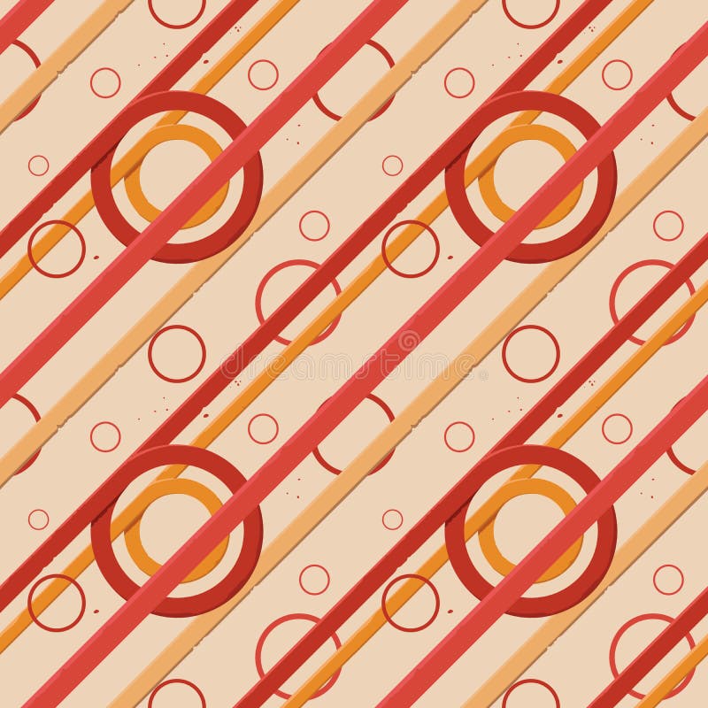 Muster-Packpapierdesign Der Strudel Nahtloses Im Retrostildesign Vektor ...