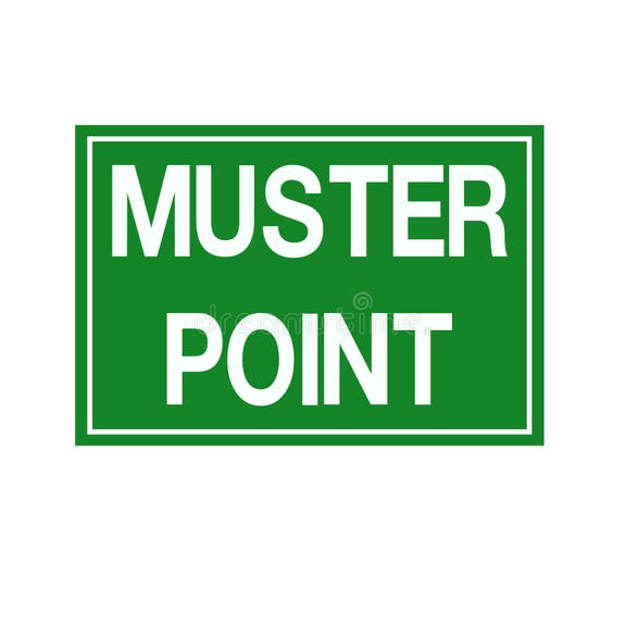 Muster Point Symbol Sign, Vector Illustration, Isolate on White ...