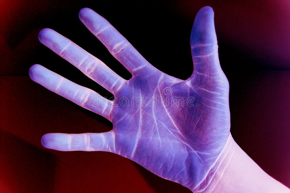 Mutant hand stock image. Image of mutant, warn, power, light - 320121