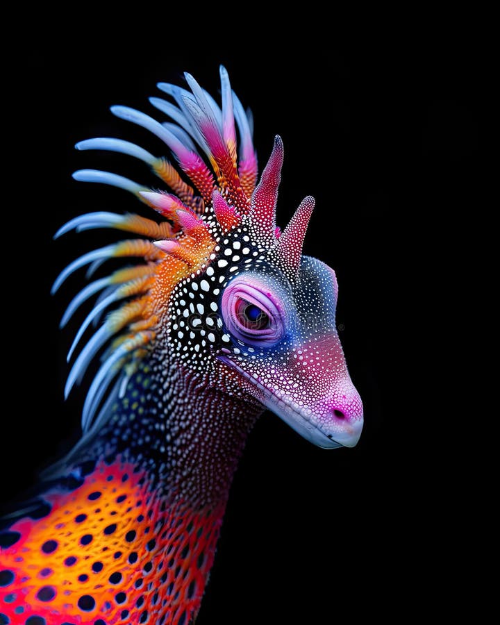 Mutant Multicolor Hybrid Animal. Stock Illustration - Illustration of ...