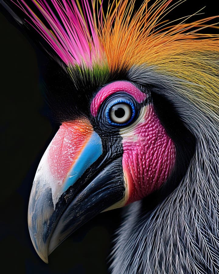 Mutant Multicolor Hybrid Animal. Stock Illustration - Illustration of ...