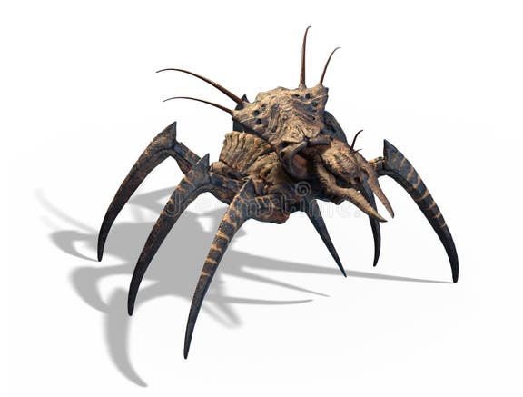 Mutant Spider stock illustration. Illustration of realistic - 177764957