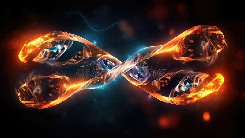 Mutation dna fire stock illustration. Illustration of helix - 307602658
