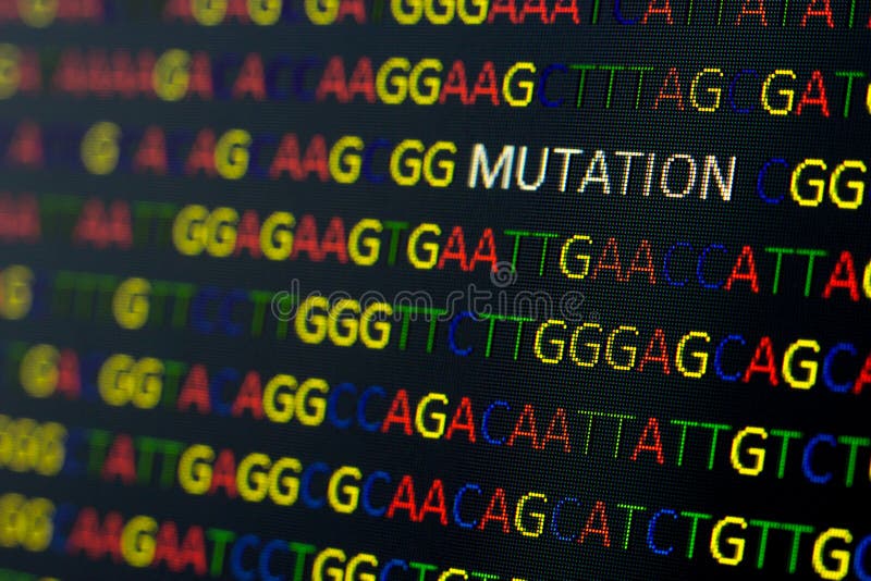 Mutazione Di Sequenza Del DNA Immagine Stock - Immagine di cromosoma ...