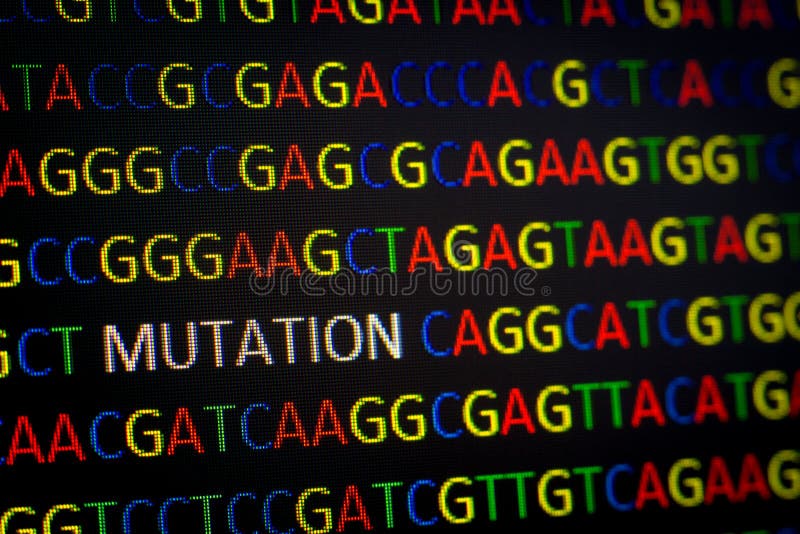 MUTAZIONE Nella Sequenza Del DNA Immagine Stock - Immagine di danni ...