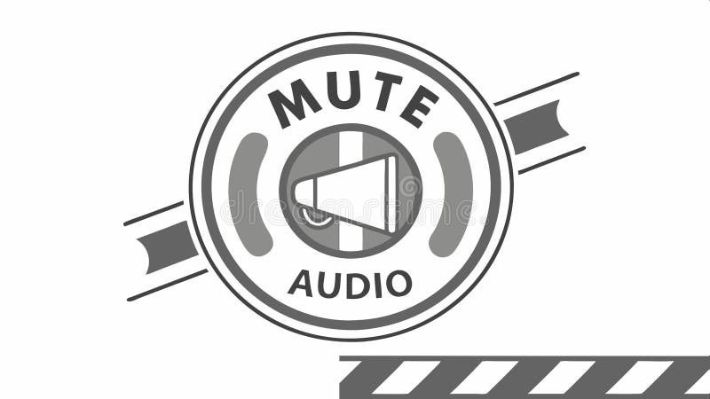 Mute Audio Symbol, Silence and Sound Control Icon Graphic Vector Design ...