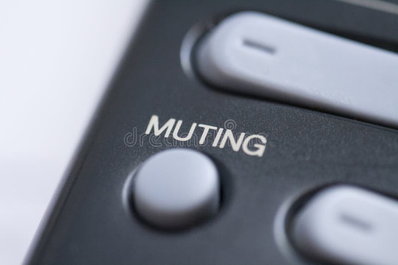 Mute button stock image. Image of remote, color, round - 5251025